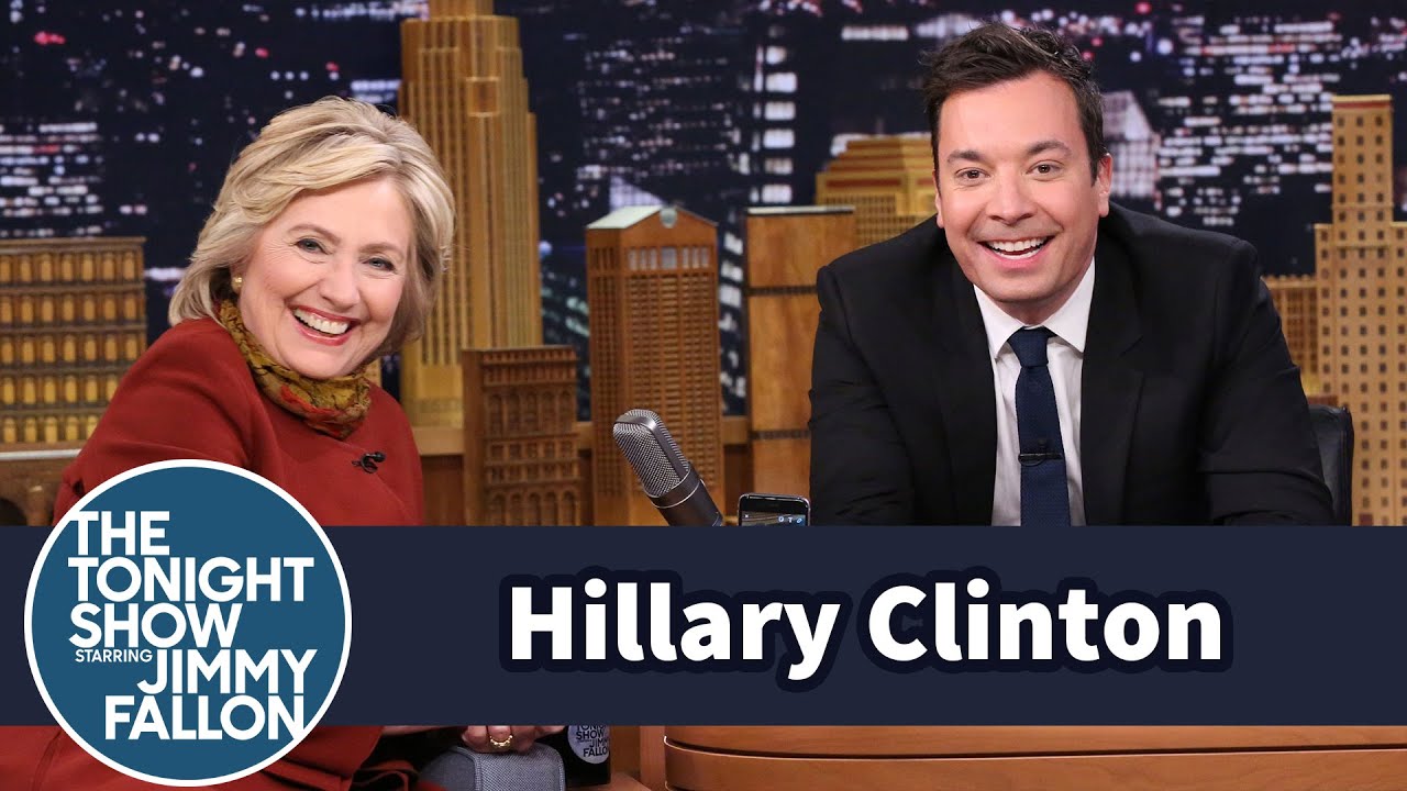 Hillary Clinton and Jimmy Fallon Take a Special Snapchat - YouTube