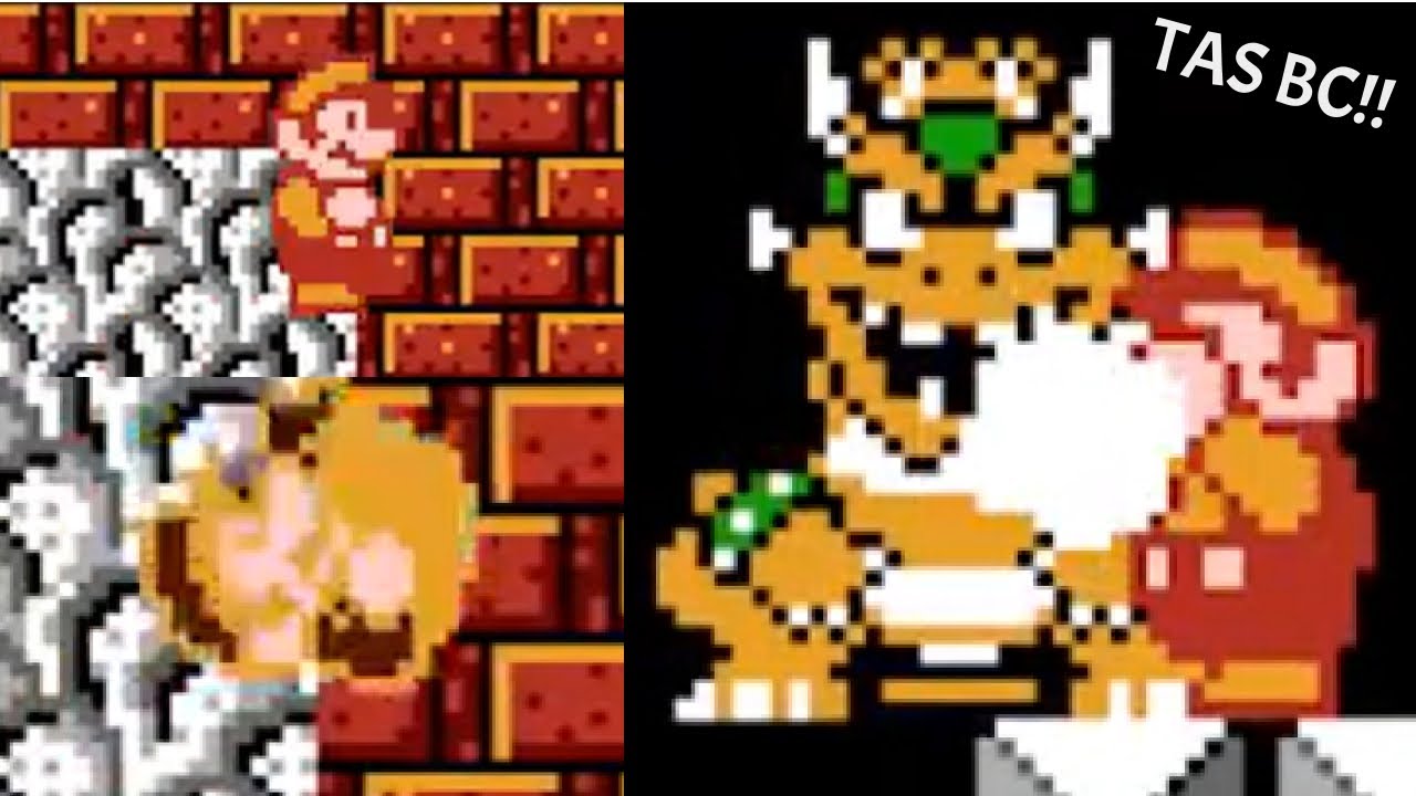 SMB3 TAS Bowser's Castle Full Level - YouTube