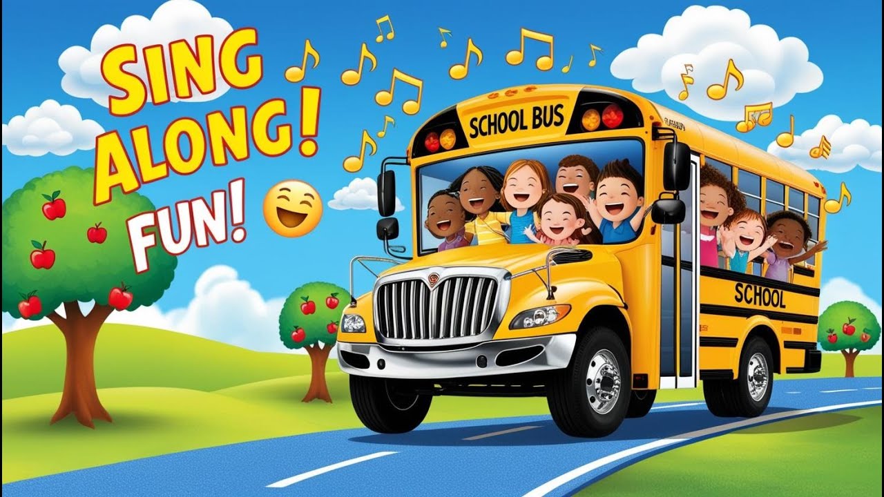 🚌 Sing Along on the School Bus! 🎶 Cute Kids Animation! 🚌 - YouTube