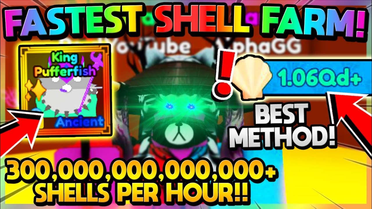 🐚INSANE SHELL FARM!! *300T+* SHELLS PER HOUR!! - Mining Simulator 2 ...
