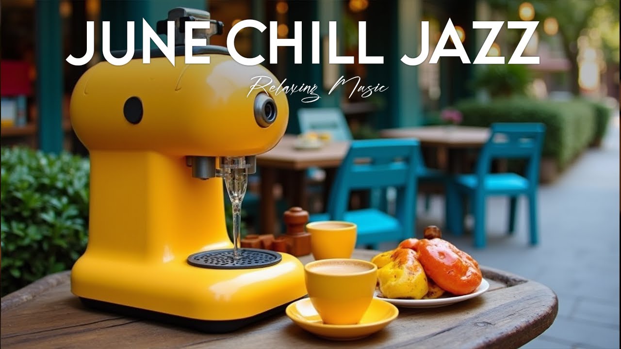 June Chill Jazz ☕ Relaxing Bossa Nova Instrumental and June Jazz Cafe ...