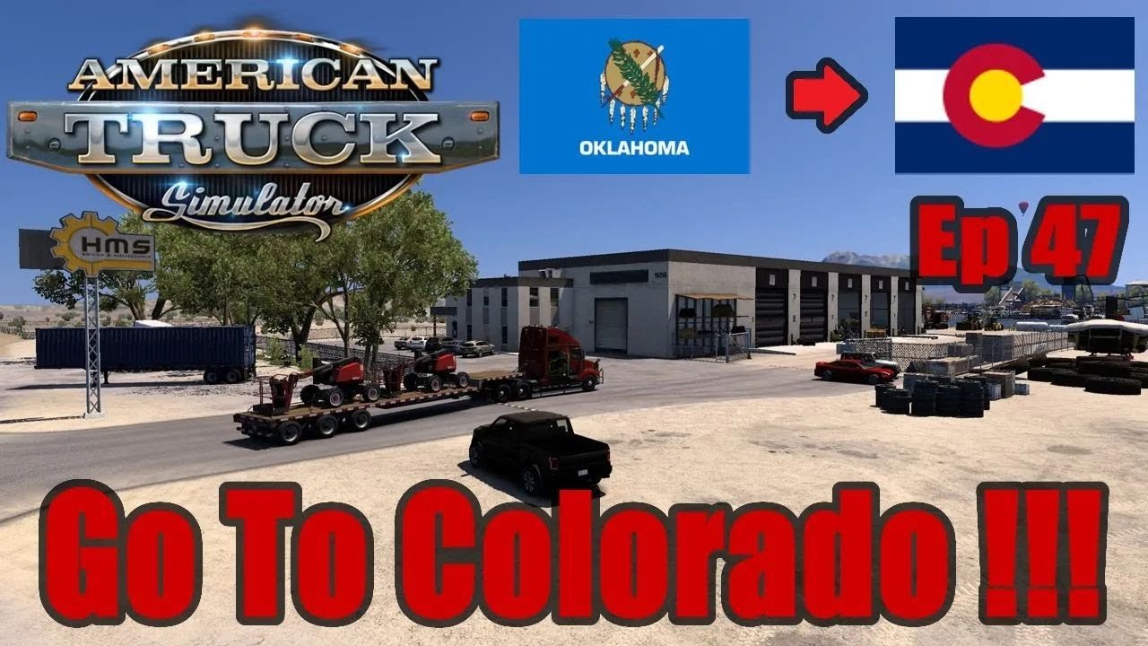 Go to Colorado !!! |Oklahoma to Colorado|American Truck simulator ...