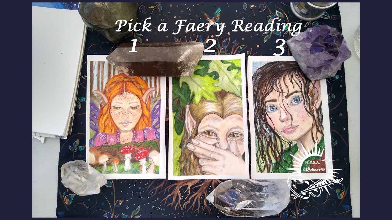 Pick A Faery Fairy Reading- Spirit Art - YouTube