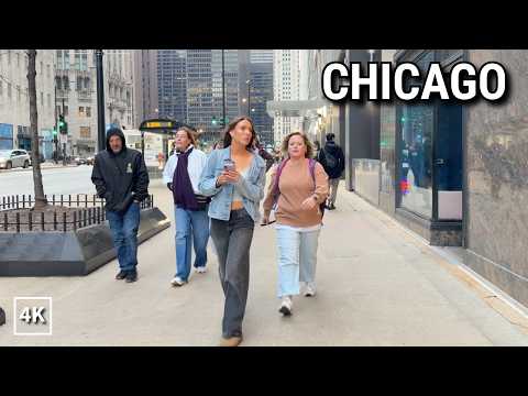 Chicago Spring Walk 🌷 Beautiful Easter Weekend Vibes On Saturday | April 4, 2026 | 4K City Sounds