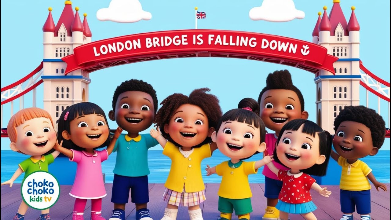 London Bridge Is Falling Down 🚜🎶 | Fun Kids Song & Learning Rhyme - YouTube