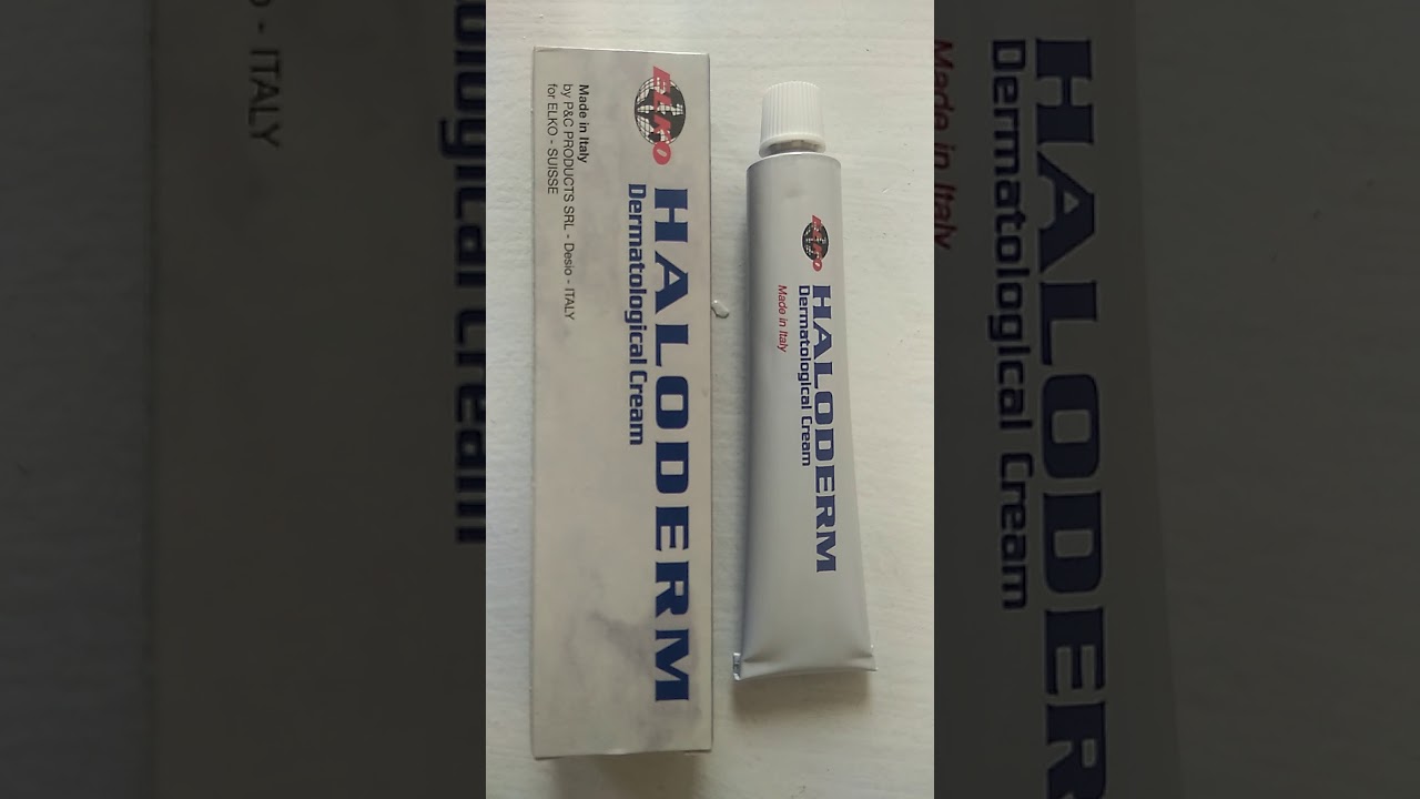 Haloderm Cream For Skin Problems - YouTube