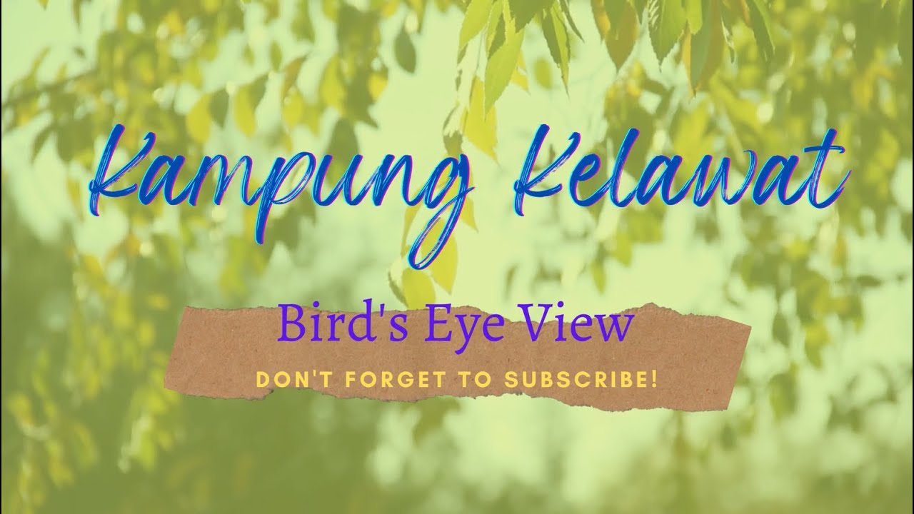 Kampung Kelawat : Bird's Eye View - YouTube
