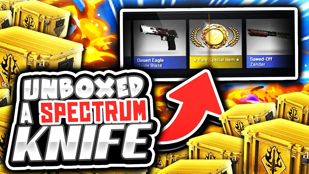 FINALLY UNBOXED A SPECTRUM KNIFE! (Spectrum Case Knife Unboxing) - YouTube