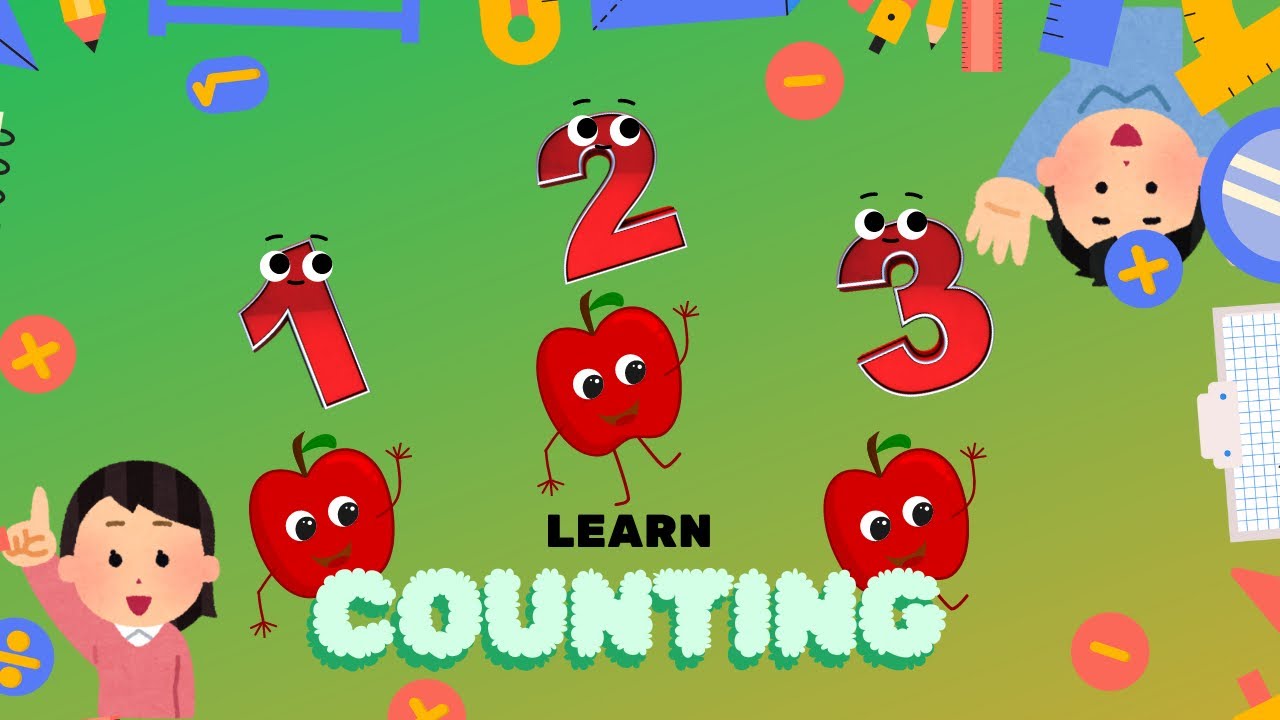Counting with Apples - The Most Fun Learning Experience - YouTube