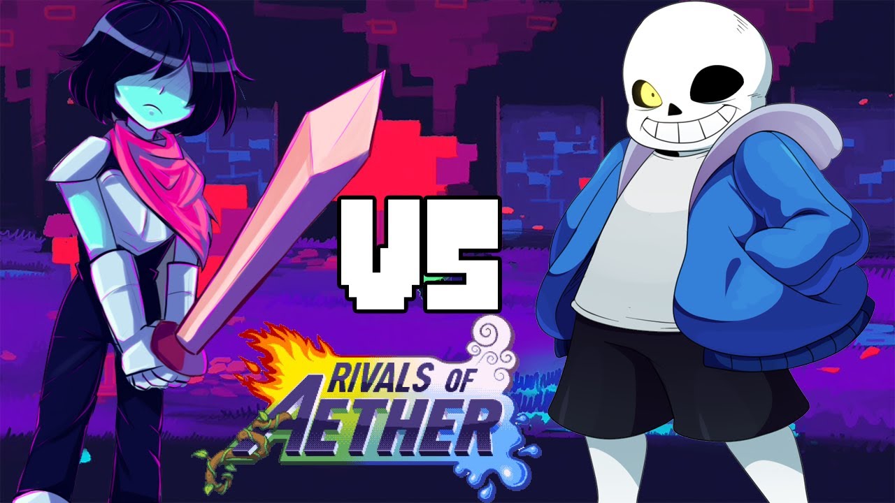 Kris vs Sans - Rivals of Aether Undertale Mods - YouTube