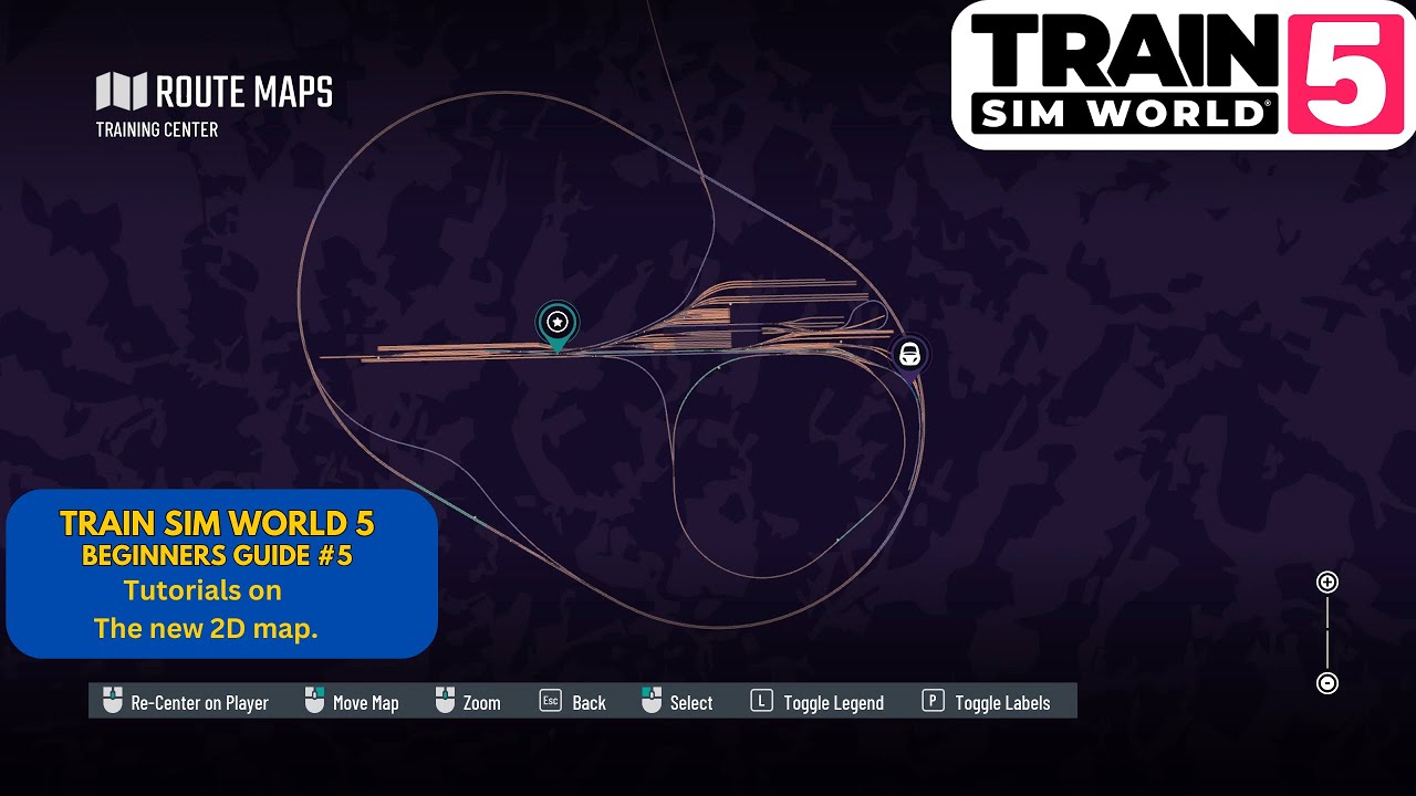 TSW5 | Beginners #5, The 2D map (new version) | Train Sim World 5 - YouTube