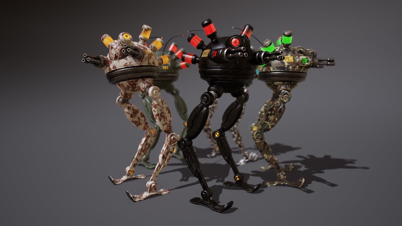 Droid Biped Sentinel Showcase - YouTube