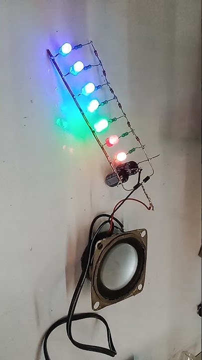 led vu meter #music reactive led - YouTube