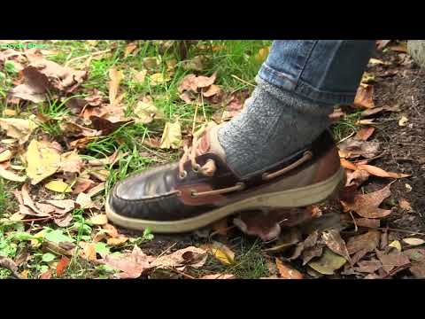 Up Close modelling of Sperry Boat shoe loafer for Advertising long form
