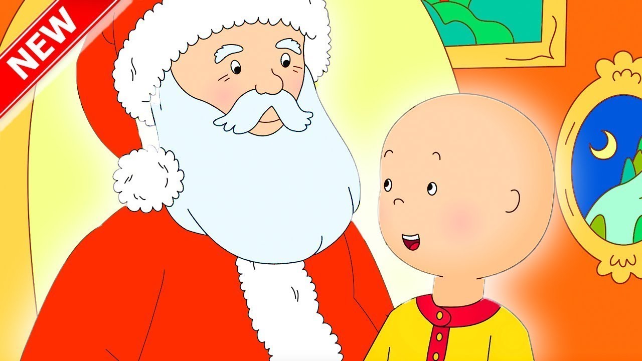 Caillou Meets Santa 🎅 | Caillou | Cartoons for Kids | WildBrain Kids ...