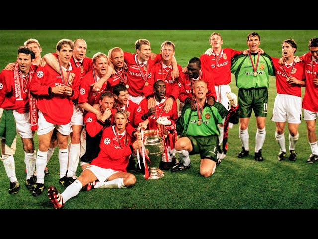 Uefa Champions League 1999 David Beckham With Champions League Cup May