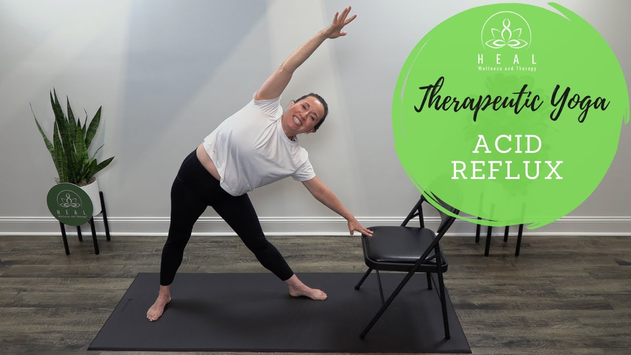 Therapeutic Yoga for Acid Reflux - YouTube