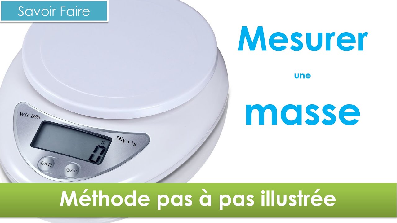 mesurer une masse 🧪 Chimie collège et lycée : (niveau 6ème et plus ...