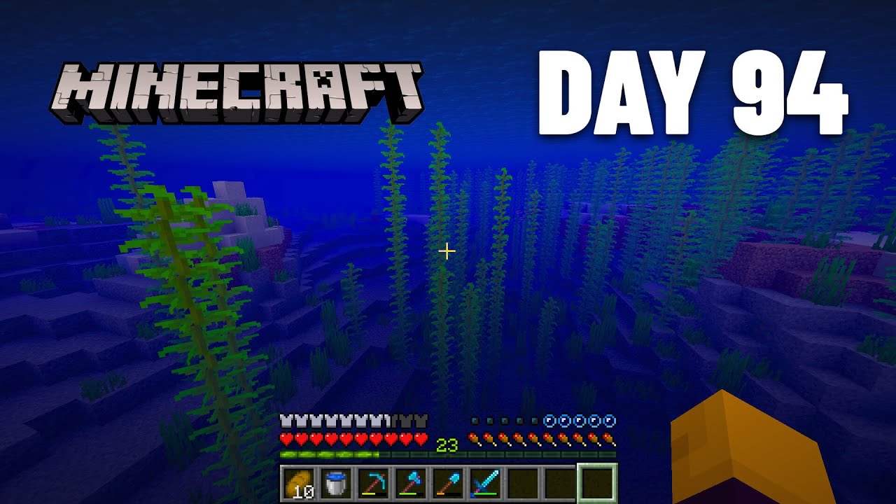 94 DAYS in a Minecraft Survival World! - YouTube