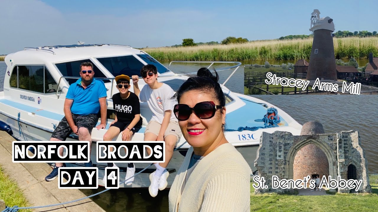 Norfolk Broads Holiday Day 4! Shop at Stracey Arms Mill, St. Benet’s ...
