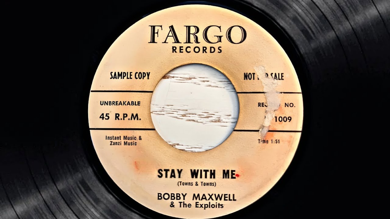 Bobby Maxwell & The Exploits - Stay With Me (1959) - YouTube