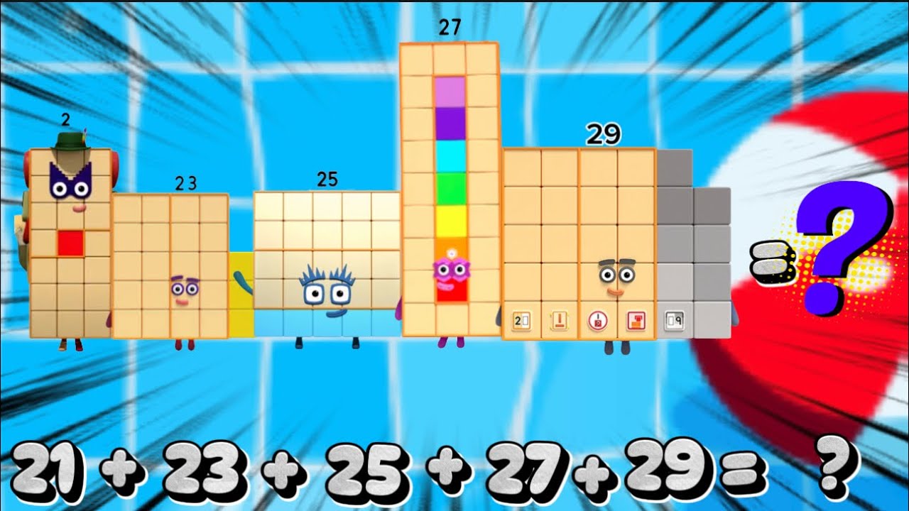 ODD NUMBERBLOCKS IN ASCENDING ORDER | ADDITION OF 5 ODD NUMBERS | LEARN ...