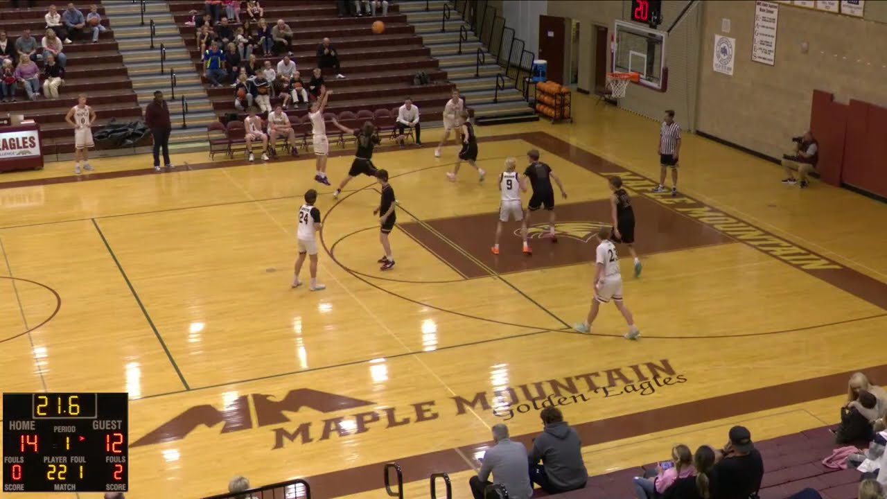 Maple Mountain High School vs Soph Maroon Gold Mens JV Basketball - YouTube