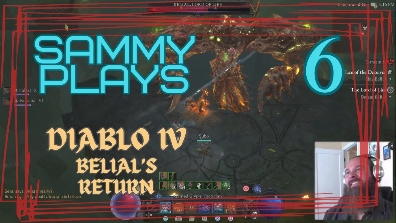 Completing Chapter 4 in the Season Journey - Diablo IV Belial's Return - YouTube