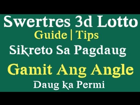 SIKRETO PARA MANALO SA SWERTRES GAMIT ANG ANGLE CALENDAR | SUREBALL ...