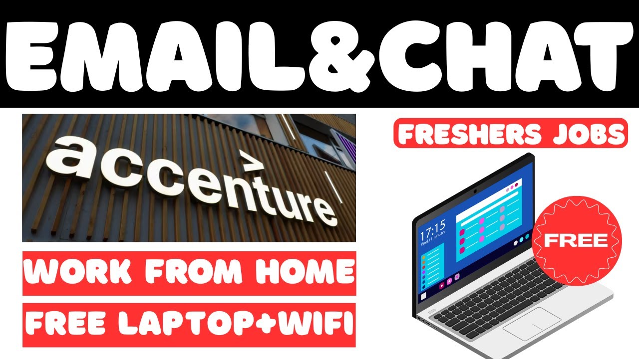 Accenture Email & Chat Support Job 📨 | Freshers Hiring 🎓 | Work From ...