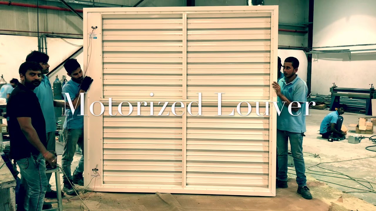 MOTORIZED LOUVER - YouTube