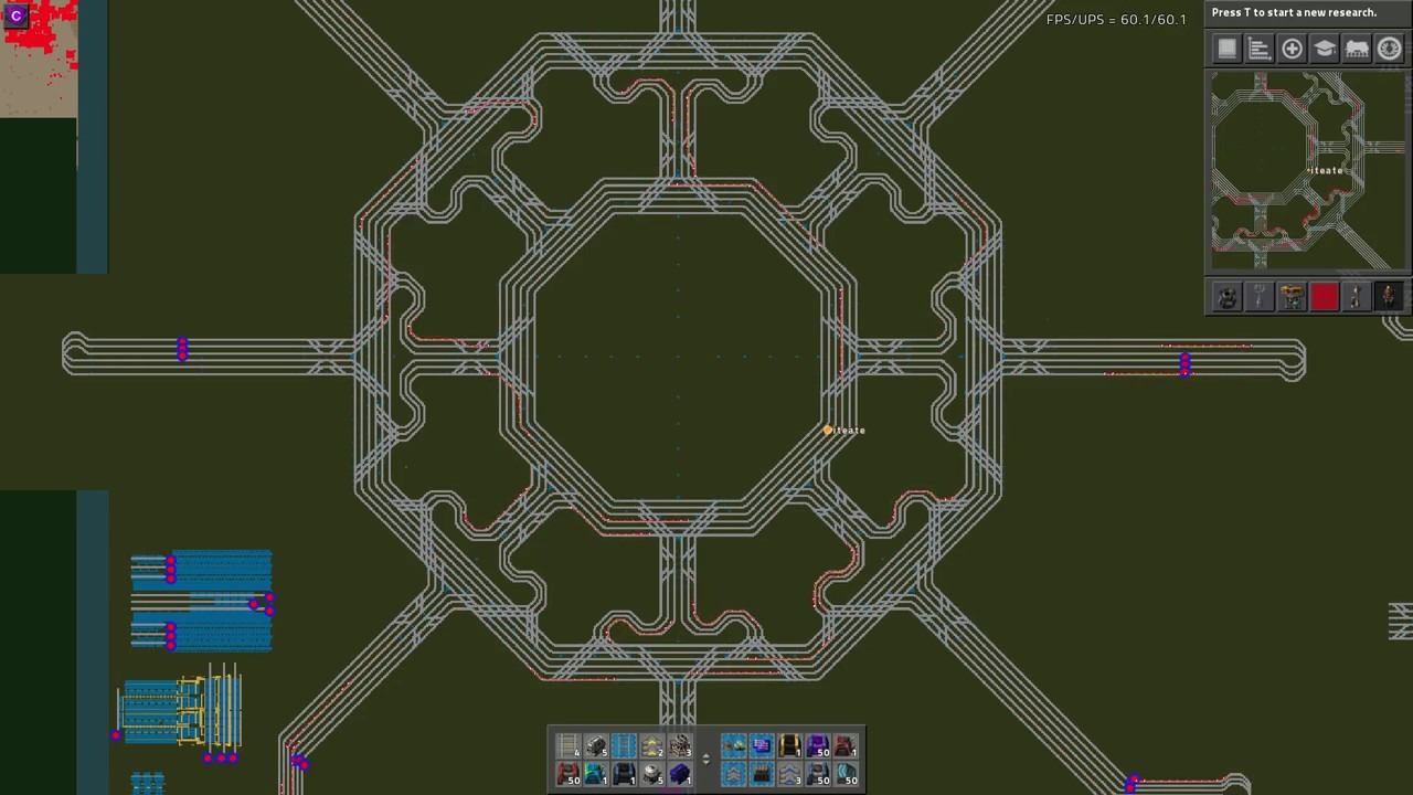 Factorio Star Intersection - YouTube