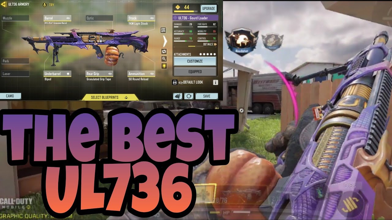 THE BEST UL736-Gourd Loader GUNSMITH FOR SEASON 9 | No Recoil !! | Call ...