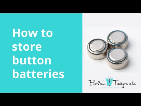 How To Make A Button Cell Battery Storage