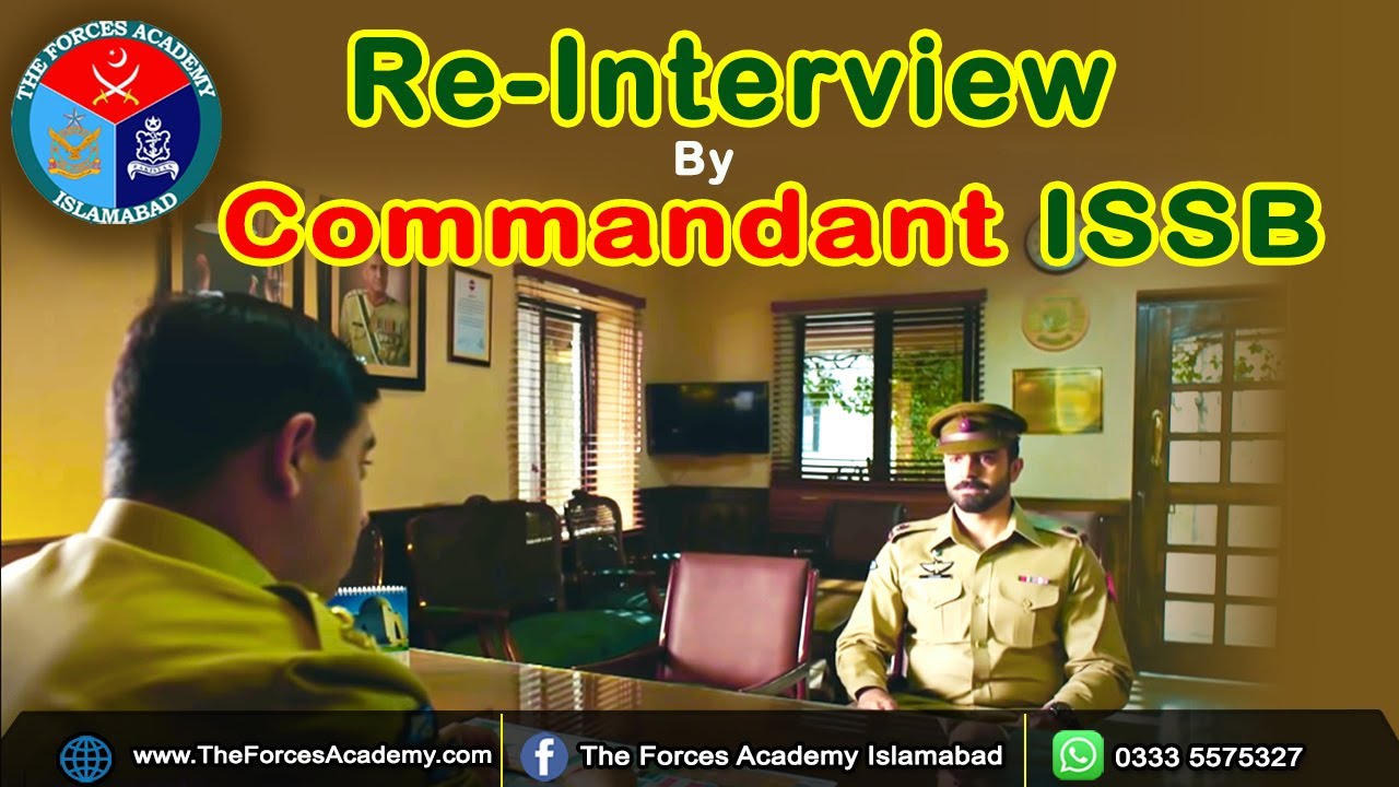 Re-Interview By Commandant ISSB Kohat Center|| Recommended candidate ...
