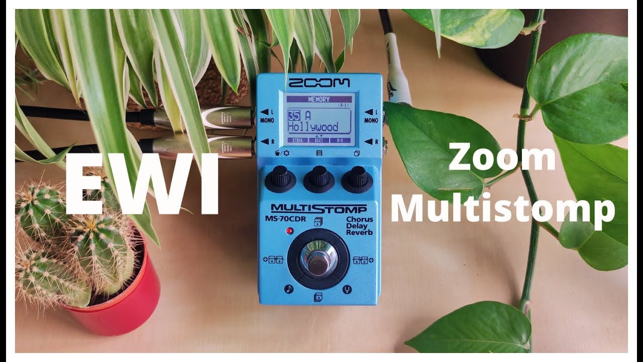 EWI + Zoom Multistomp MS-70CDR - YouTube