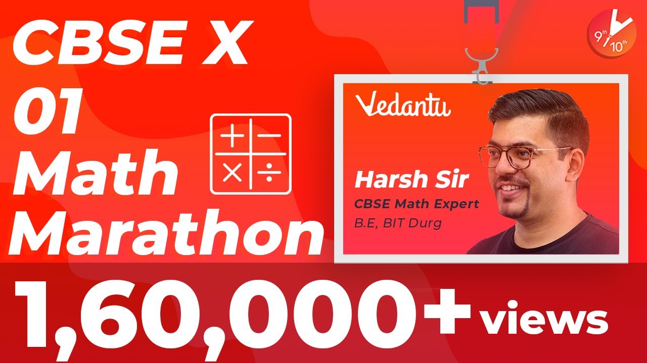 CBSE Class 10 Full Maths Crash Course Part 1 | Maths Marathon Revision ...