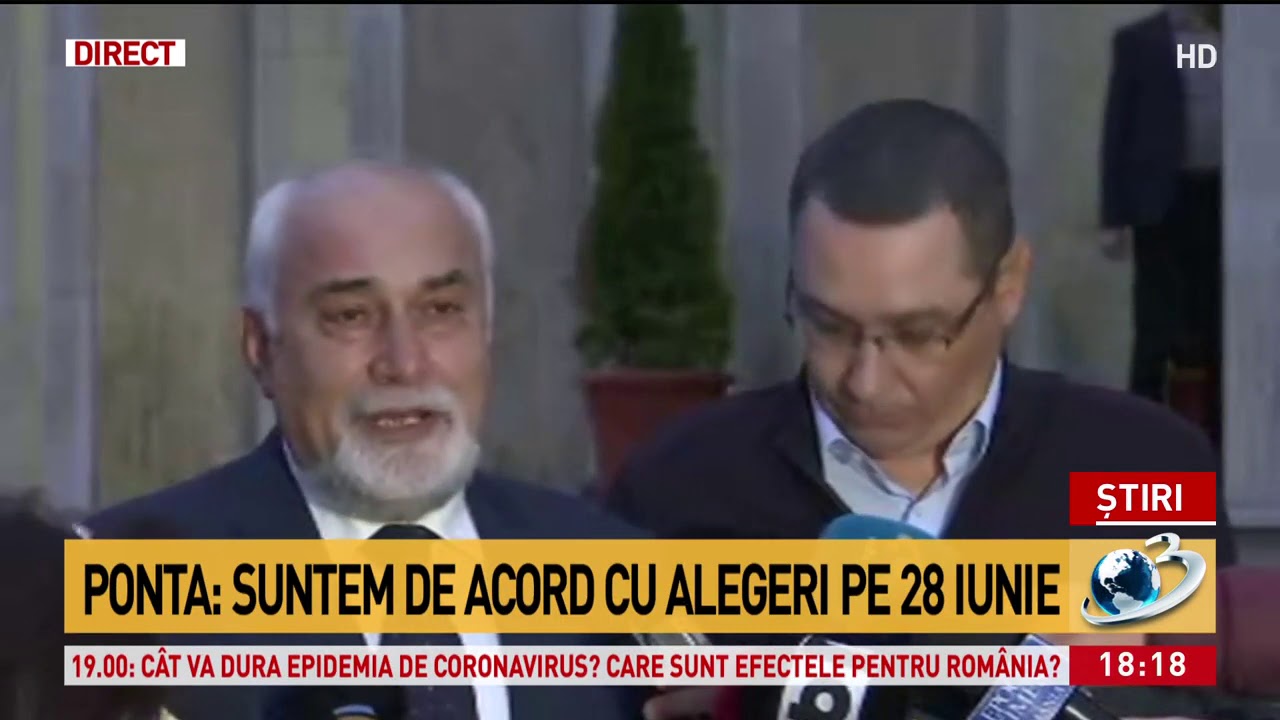 Alegerile locale 2020.Victor Ponta: Suntem de acord cu alegeri locale ...