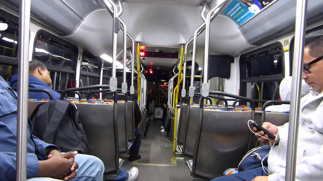 LACMTA 2009 NABI 45C Compobus #8374 on the Silver Line - YouTube