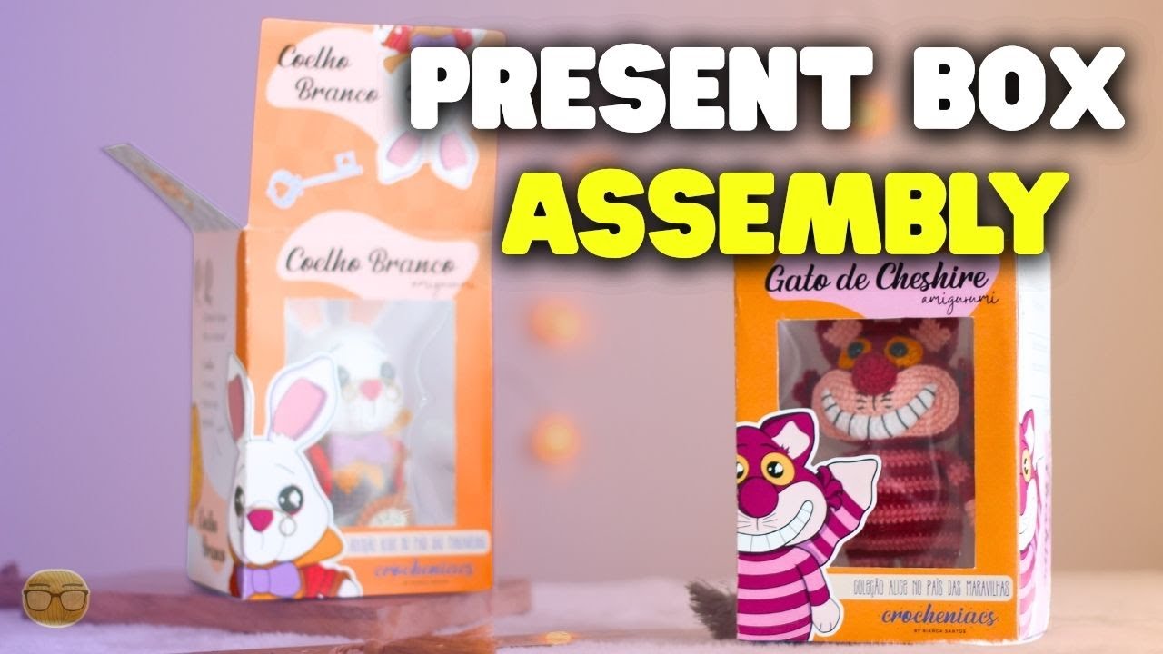 How to ASSEMBLE a paper BOX for amigurumi - YouTube