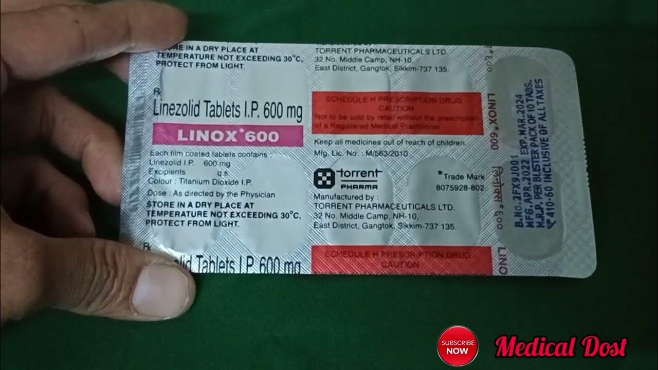 Linezolid tablets ip 600 mg in hindi(निमोनिया,फैफडो का infection की बेस्ट दवा | Linox 600 Tablet ...