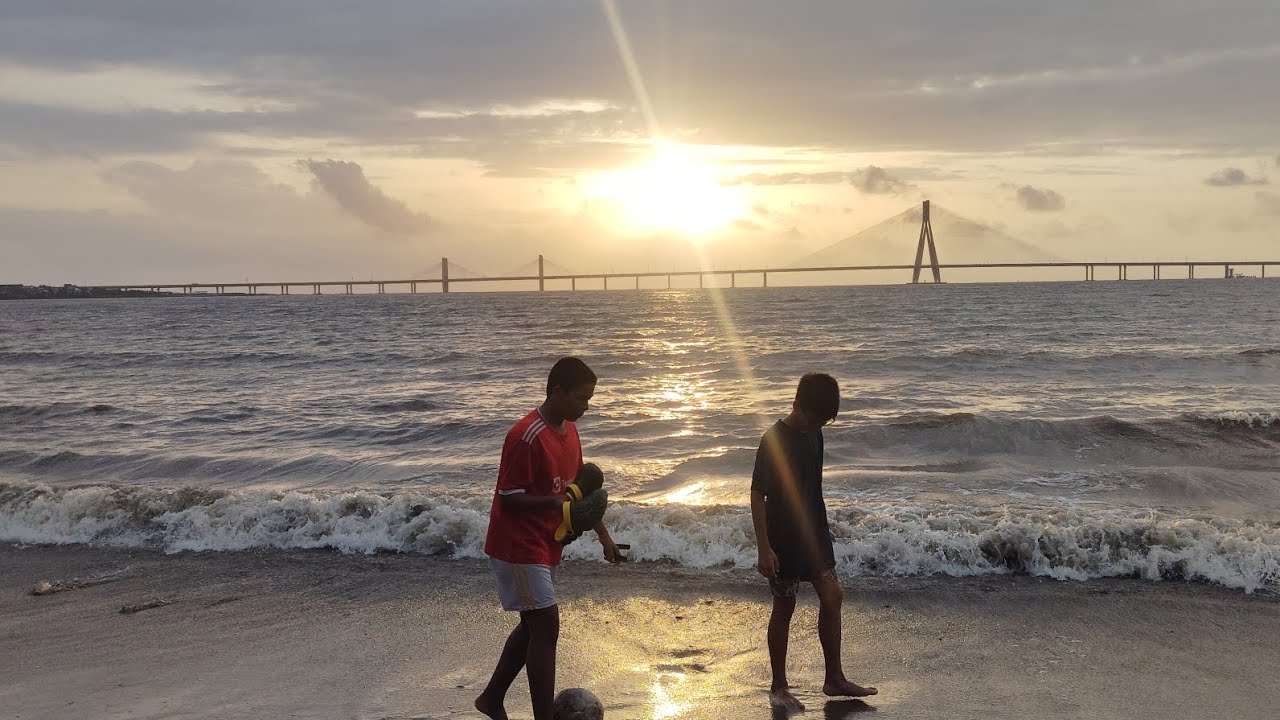 Samudra me kinar tum low sounds video Mumbai ️#mumbai #viralvideo # ...