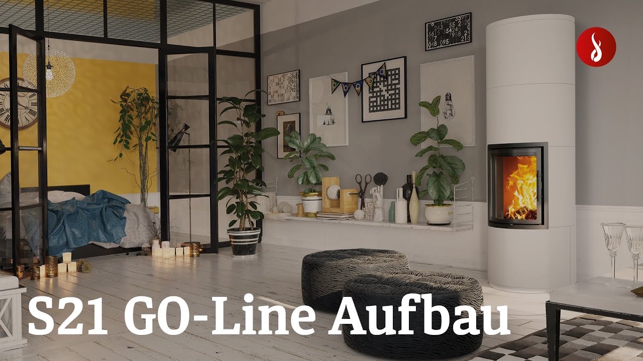 Camina & Schmid | 3D Installation Fireplace S21 GO-Line - YouTube