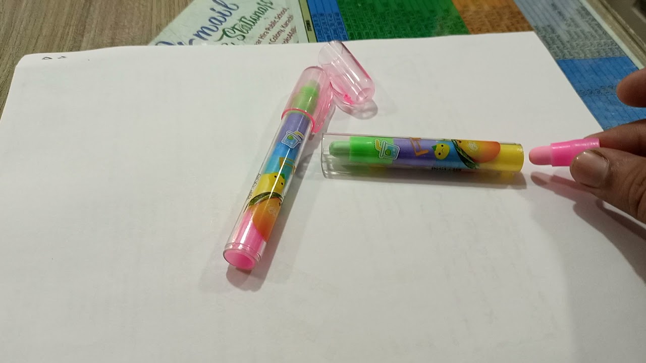 Rocket Pen Shape Eraser for Kids Multi Color Cute Fancy Eraser for ...