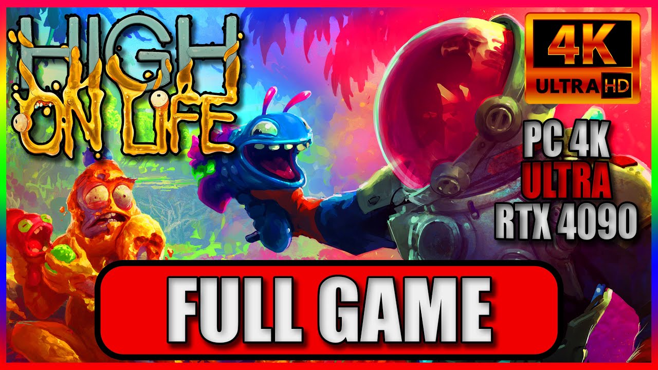 HIGH ON LIFE FULL GAME WALKTHROUGH LONGPLAY PART 1 | 4k PC Gameplay [No ...