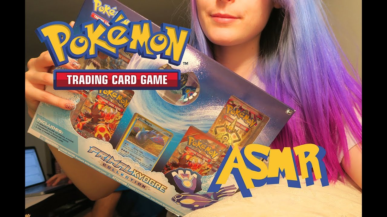 Pokemon TCG ASMR- Opening Primal Kyogre Collection, Soft-Spoken with ...