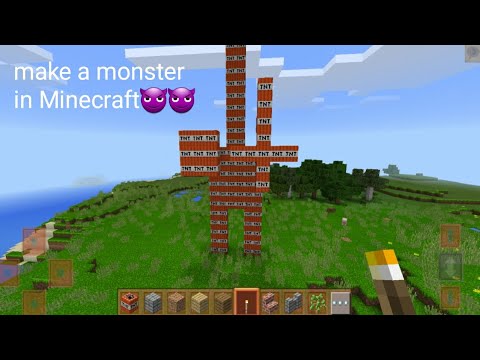 make a monster in Minecraft 😈😈 - YouTube