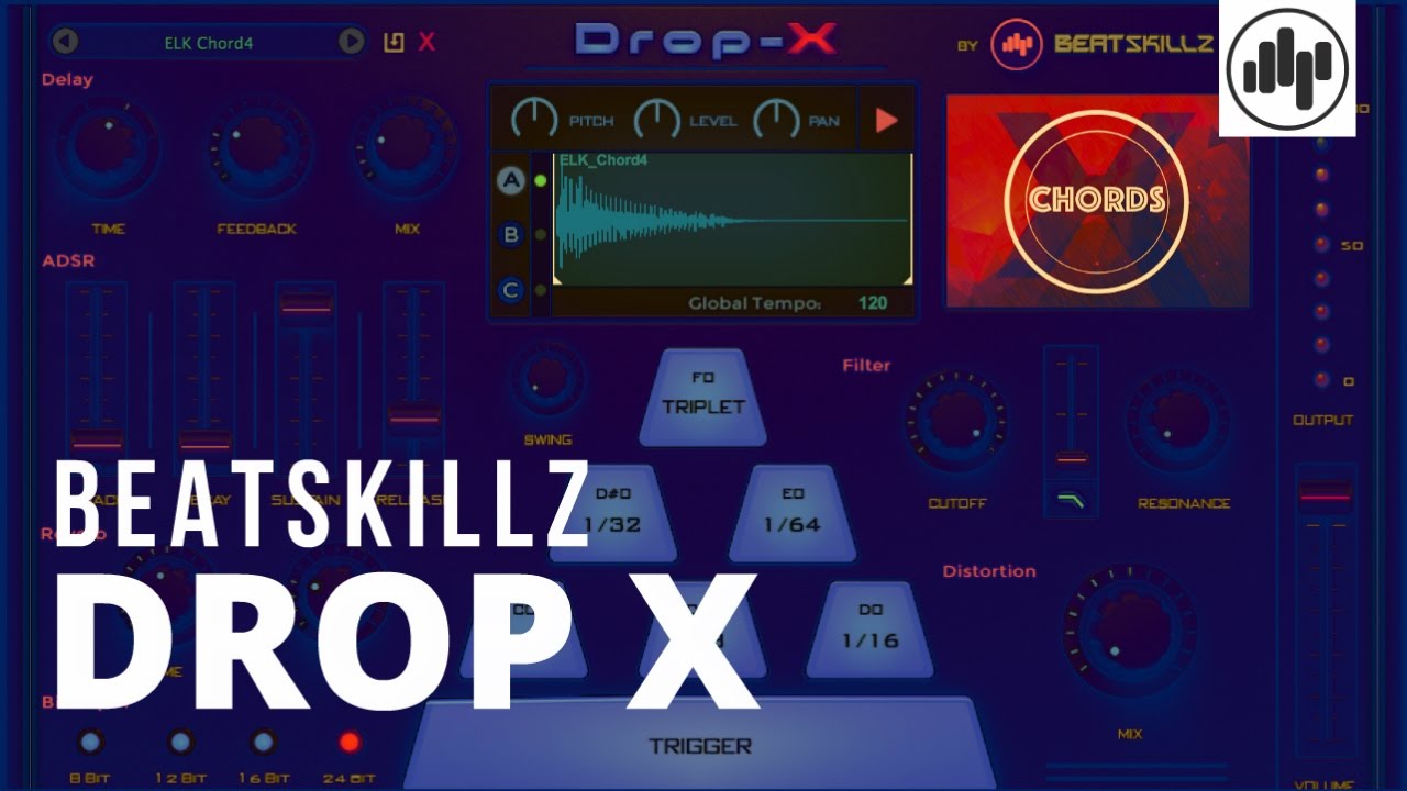 Beatskillz - DROP X - Beat repeat - Drag and Drop Sampler - Beatskillz ...