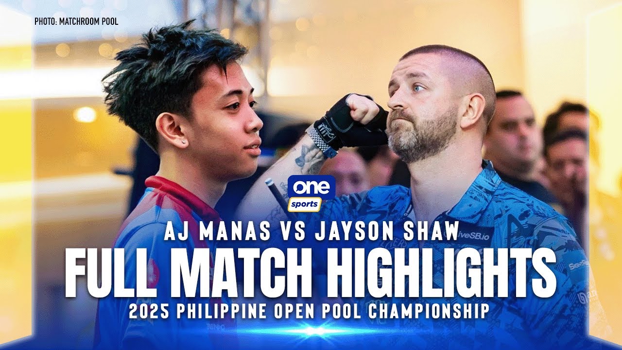 JAYSON SHAW vs AJ MANAS | QUARTERFINAL FULL MATCH HIGHLIGHTS | 2025 ...