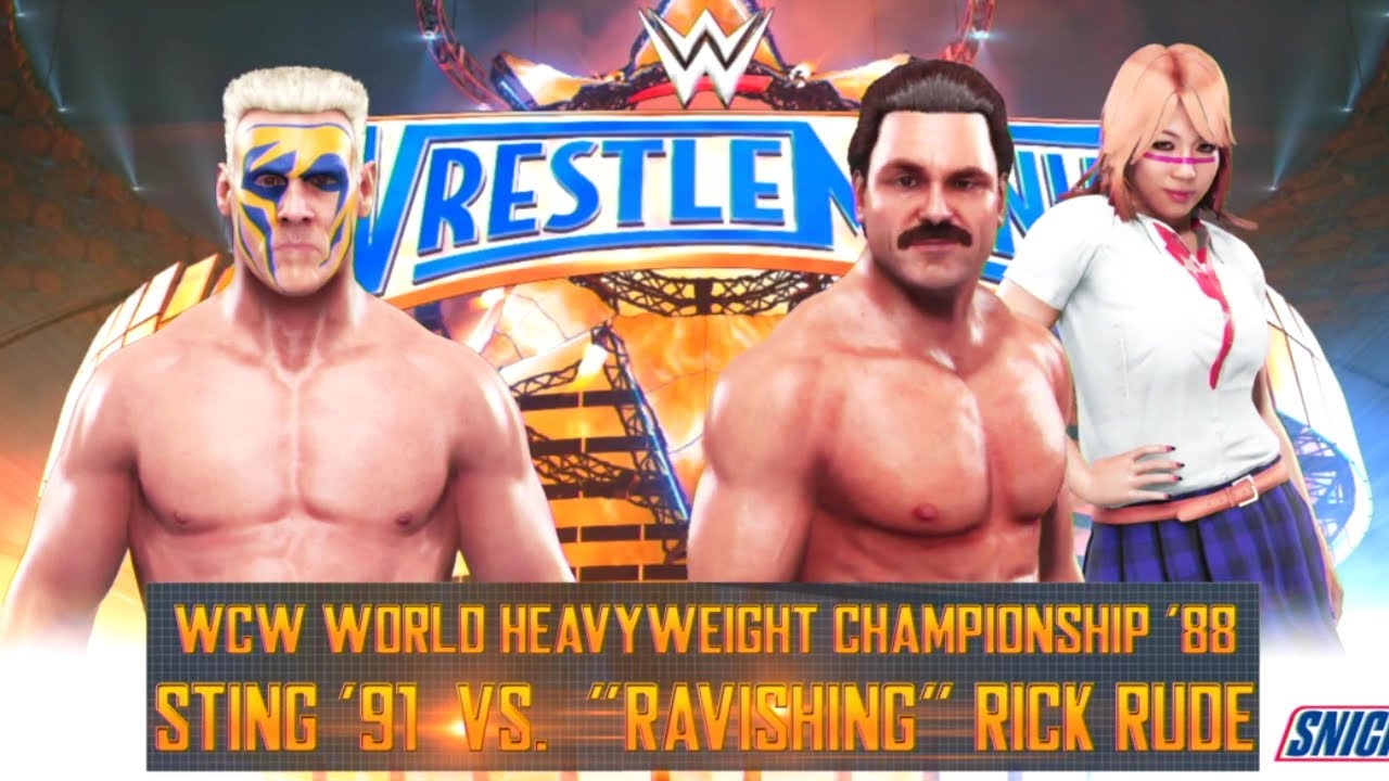 WWE 2K19 | "Ravishing" Rick Rude vs. "The Man" Sting - YouTube